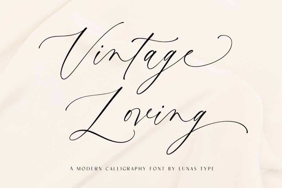 Vintage Loving Font · 1001 Fonts