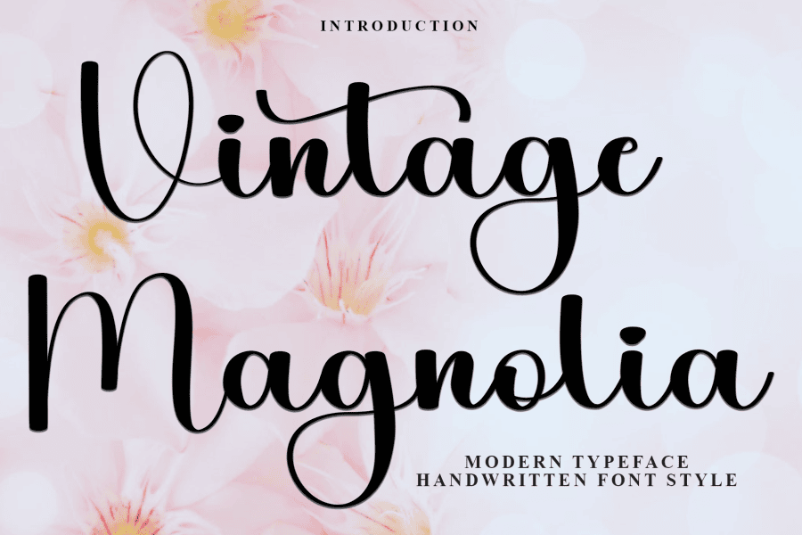 Vintage Magnolia Font · 1001 Fonts