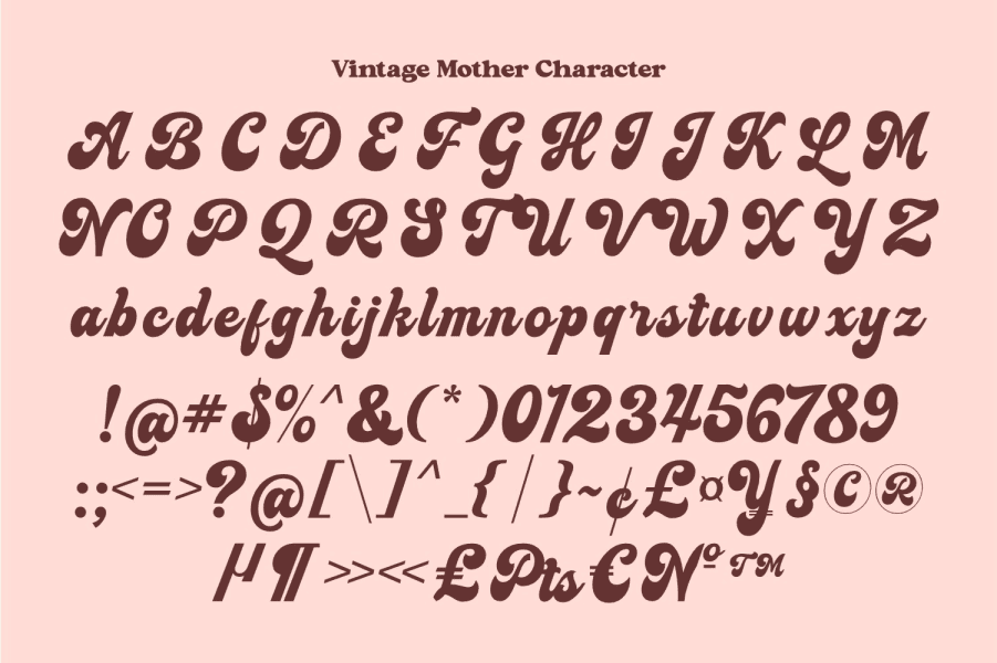 Vintage Mother Font · 1001 Fonts