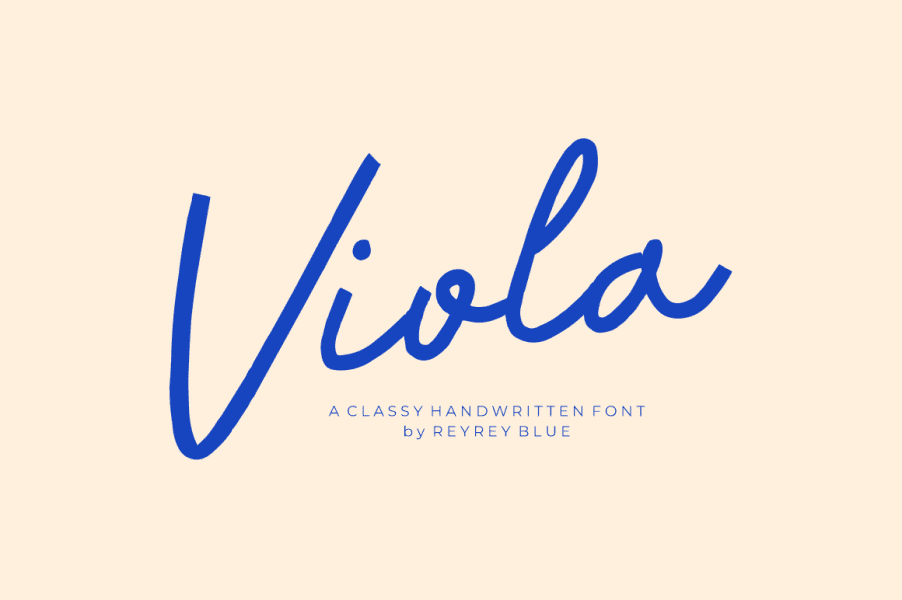 Viola Font · 1001 Fonts
