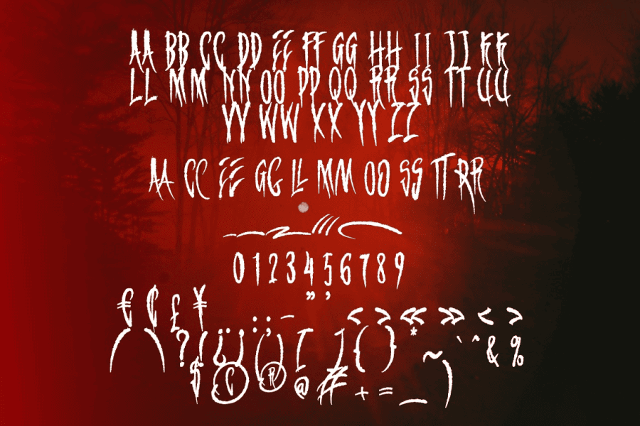 Violance Thriller Font · 1001 Fonts