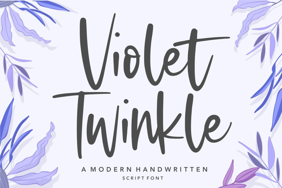 Violet Twinkle Font · 1001 Fonts