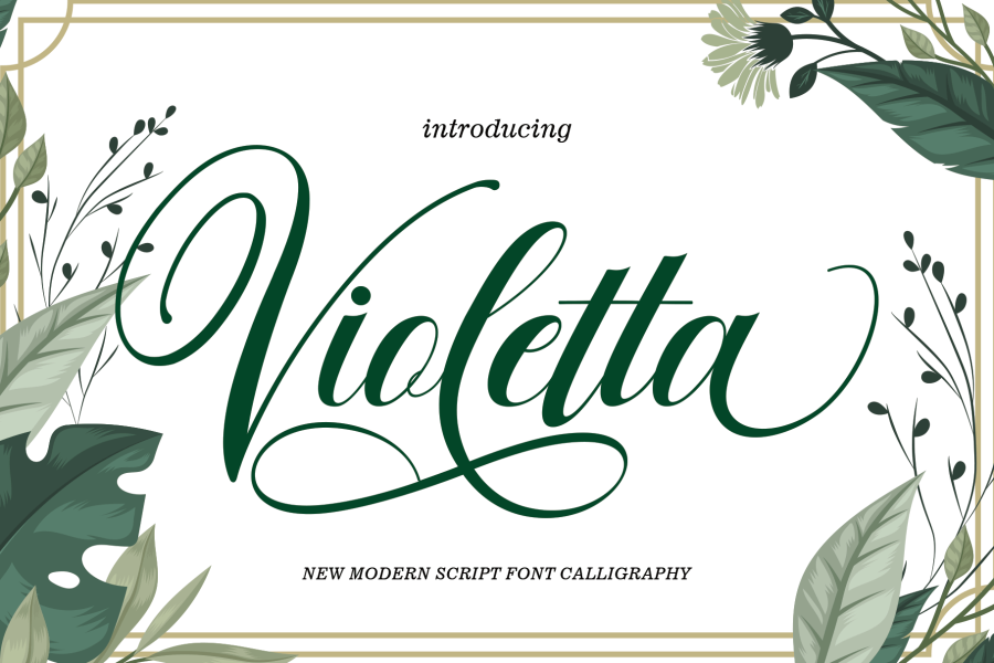 Violetta Demo Font · 1001 Fonts