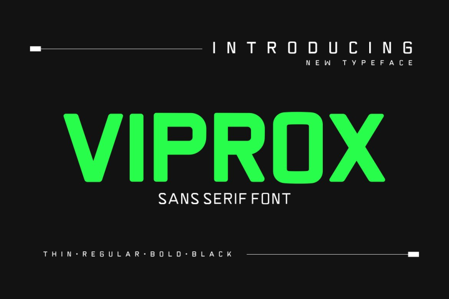 VIPROX Font Family · 1001 Fonts