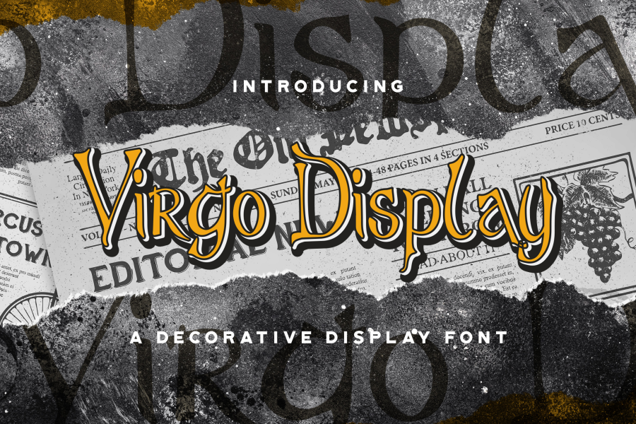 Virgo Display Font · 1001 Fonts
