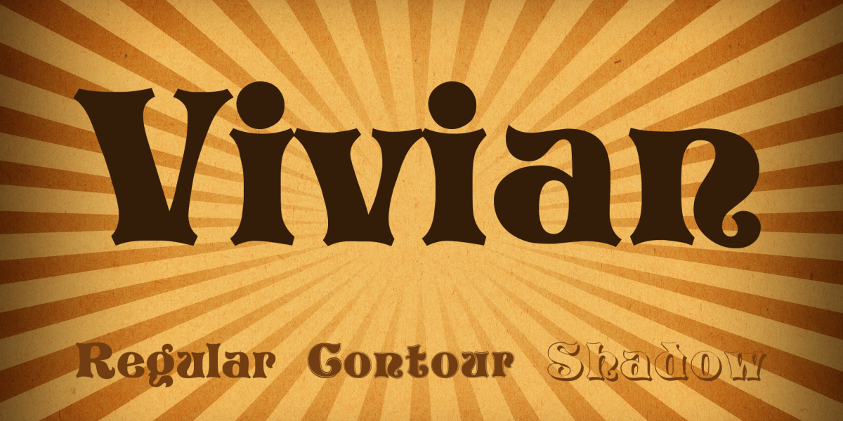Vivian Font Family · 1001 Fonts