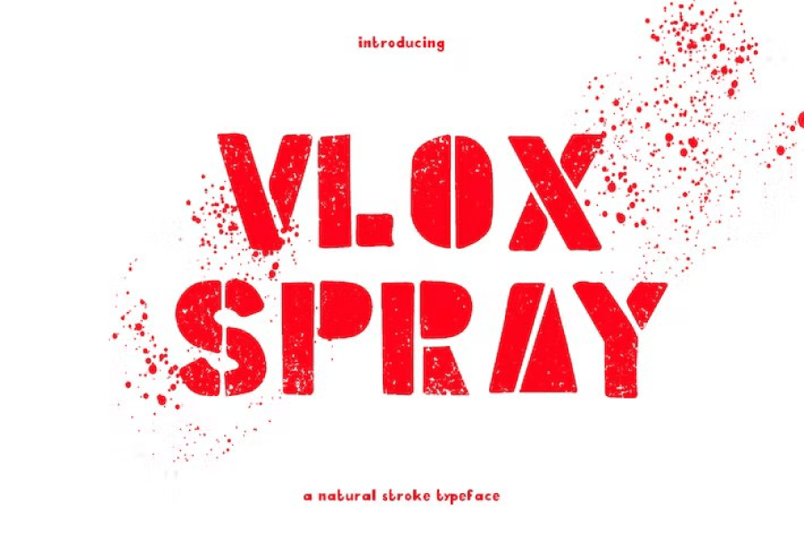1 Free Brush, Cartoon, Stenciled Font · 1001 Fonts