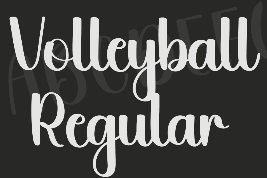 Volleyball Font · 1001 Fonts