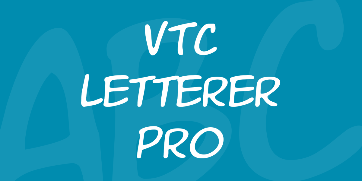 VTC Letterer Pro Font · 1001 Fonts