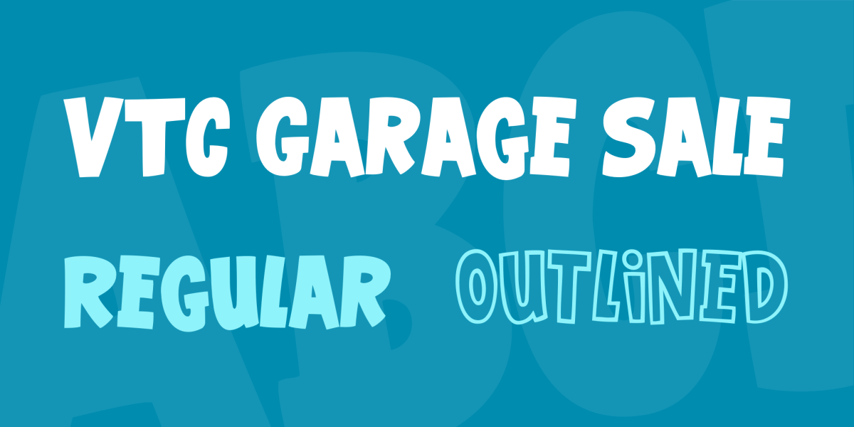 VTC Garage Sale Font Family · 1001 Fonts