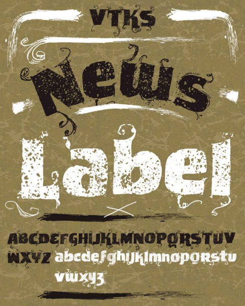 4 Free Faded Fonts · 1001 Fonts