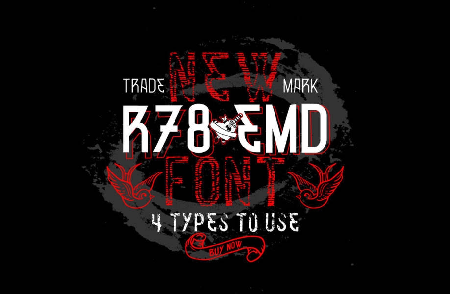 VTKS R78 EMD v2 Font · 1001 Fonts
