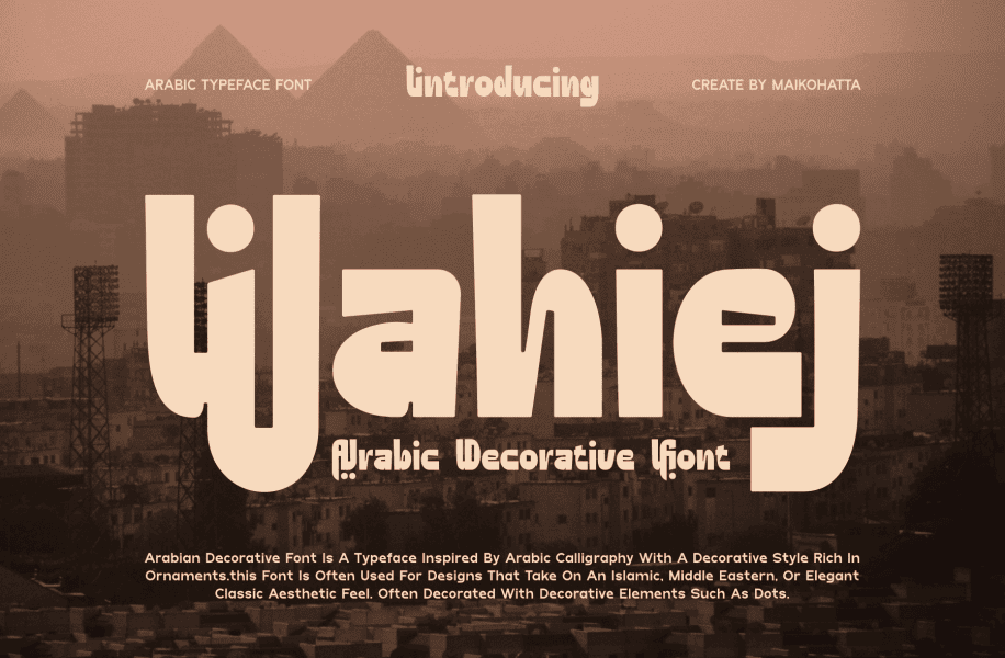 Wahiej Font · 1001 Fonts
