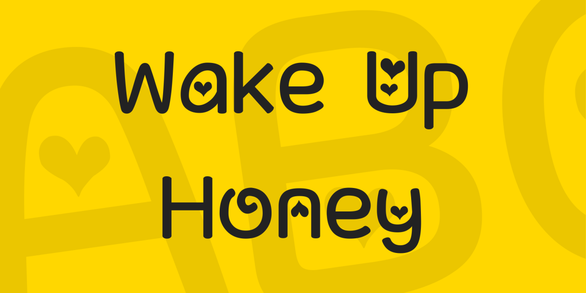 Wake Up Honey Font · 1001 Fonts