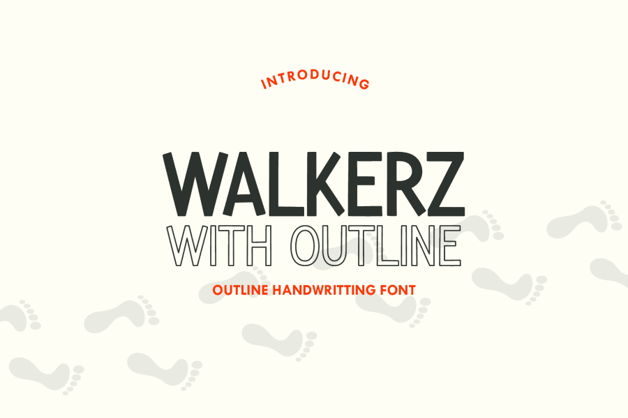 Walkerz Font Family · 1001 Fonts