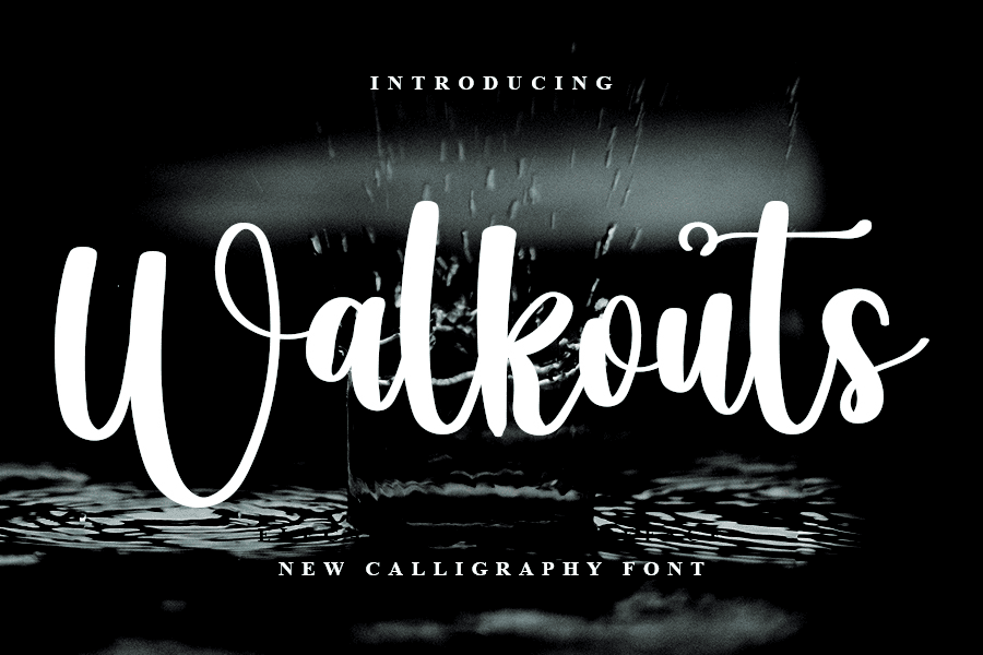 Walkouts Font · 1001 Fonts