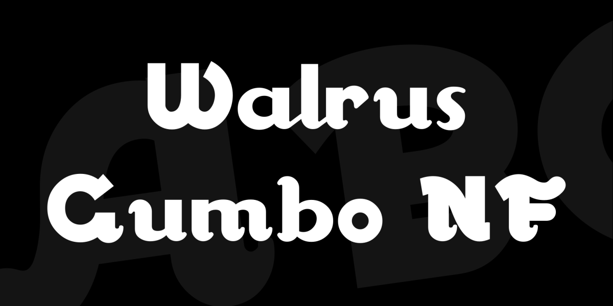 Walrus Gumbo NF Font · 1001 Fonts