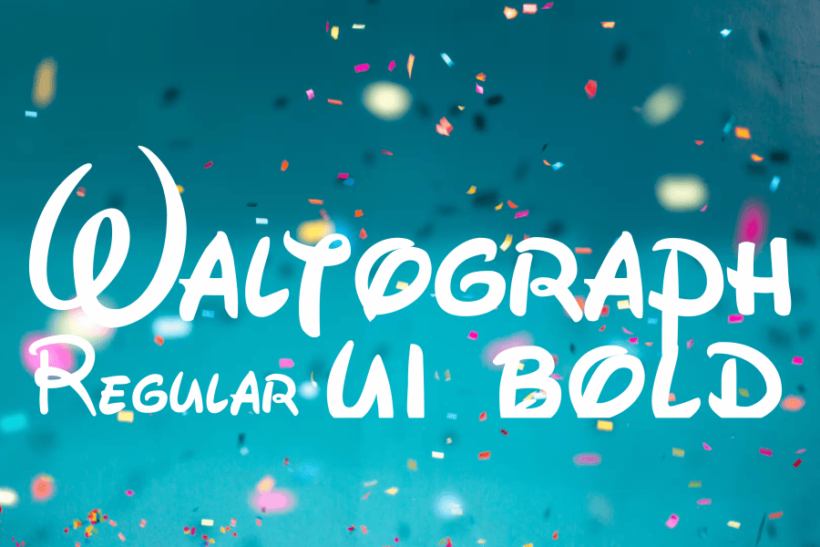 Waltograph Font Family · 1001 Fonts