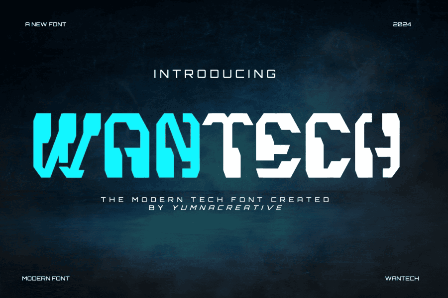 Wantech Font · 1001 Fonts