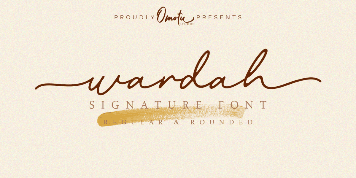 Wardah Rounded Font · 1001 Fonts