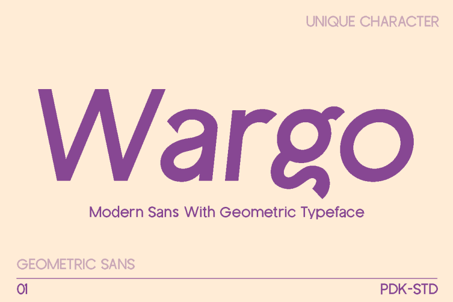 Wargo DEMO Font · 1001 Fonts