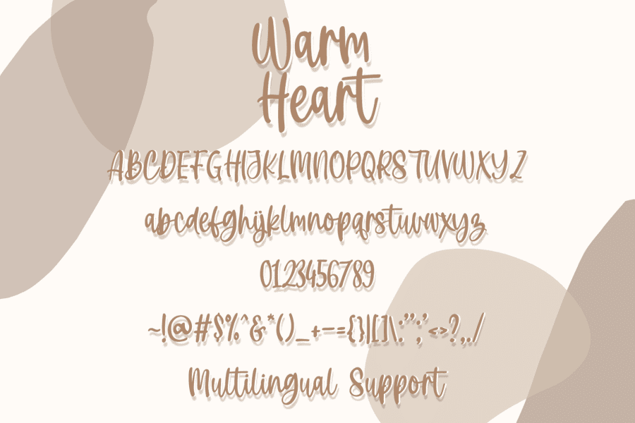 Warm Heart Font · 1001 Fonts