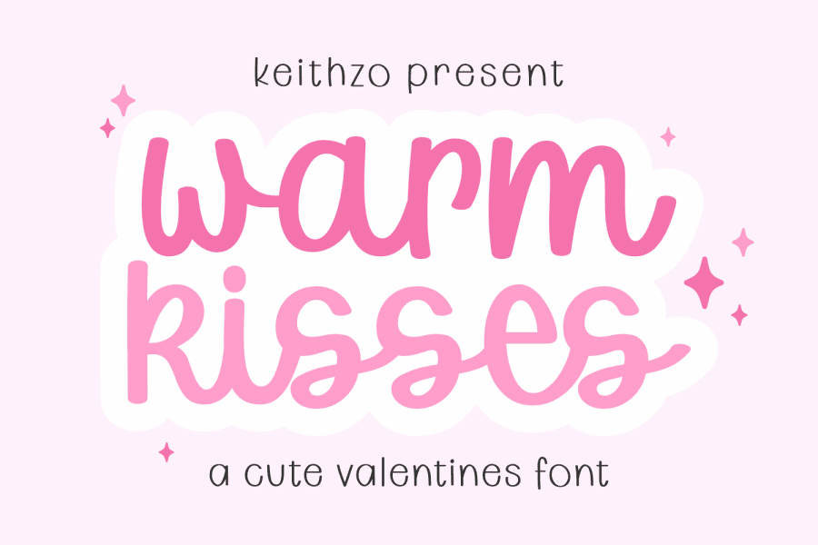 Warm Kisses Font · 1001 Fonts
