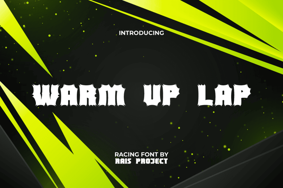 Warm Up Lap Demo Font · 1001 Fonts
