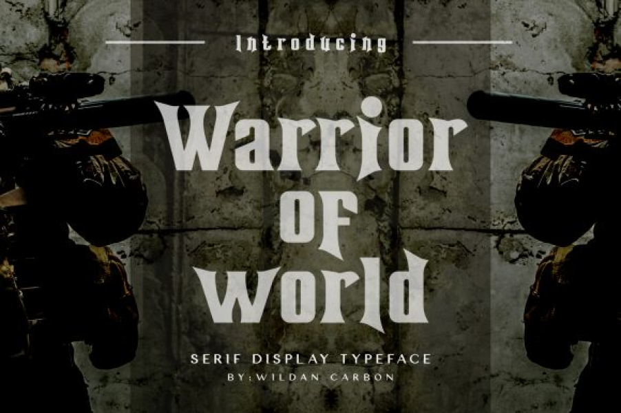 Warrior of World Demo Font Family · 1001 Fonts