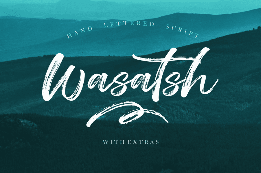 Wasatsh Brush Font Family · 1001 Fonts