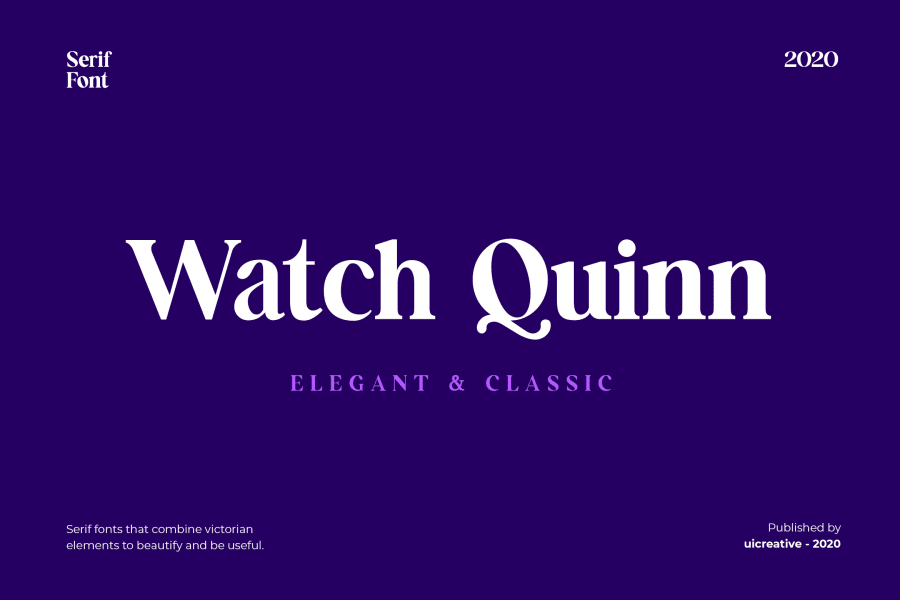 Watch Quinn Font · 1001 Fonts
