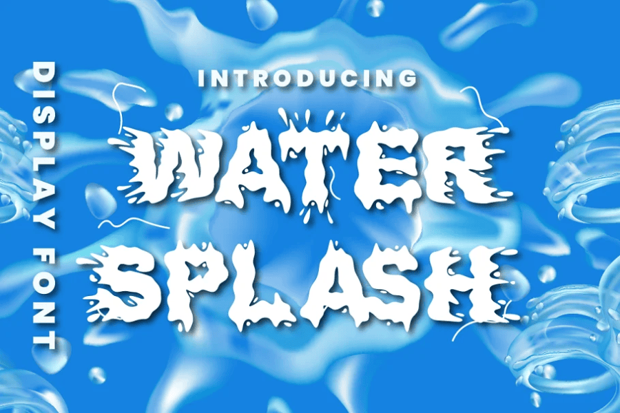 25 Free Splash Fonts · 1001 Fonts
