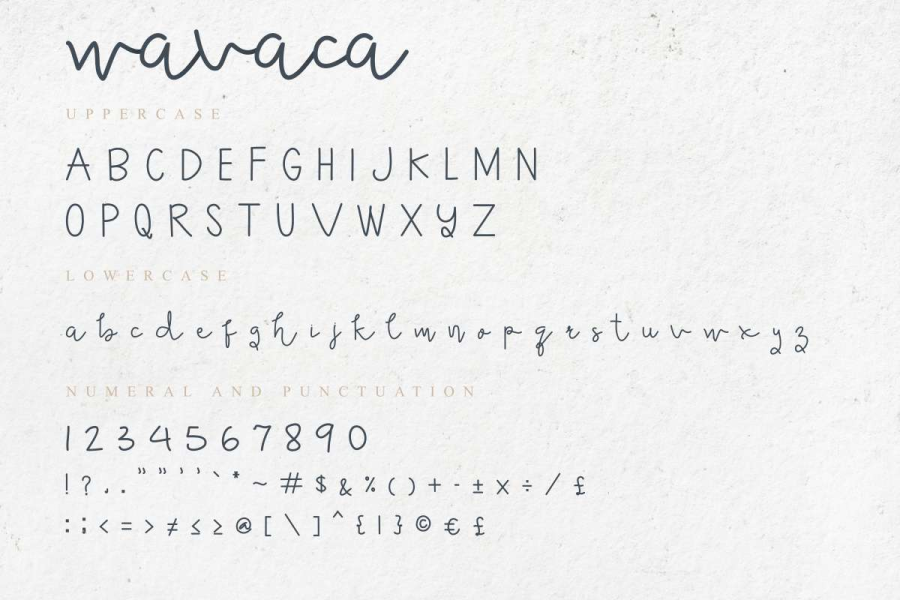 Wavaca Demo Font · 1001 Fonts