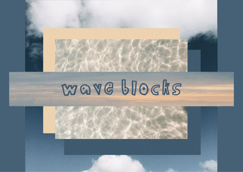 Wave Blocks Font · 1001 Fonts