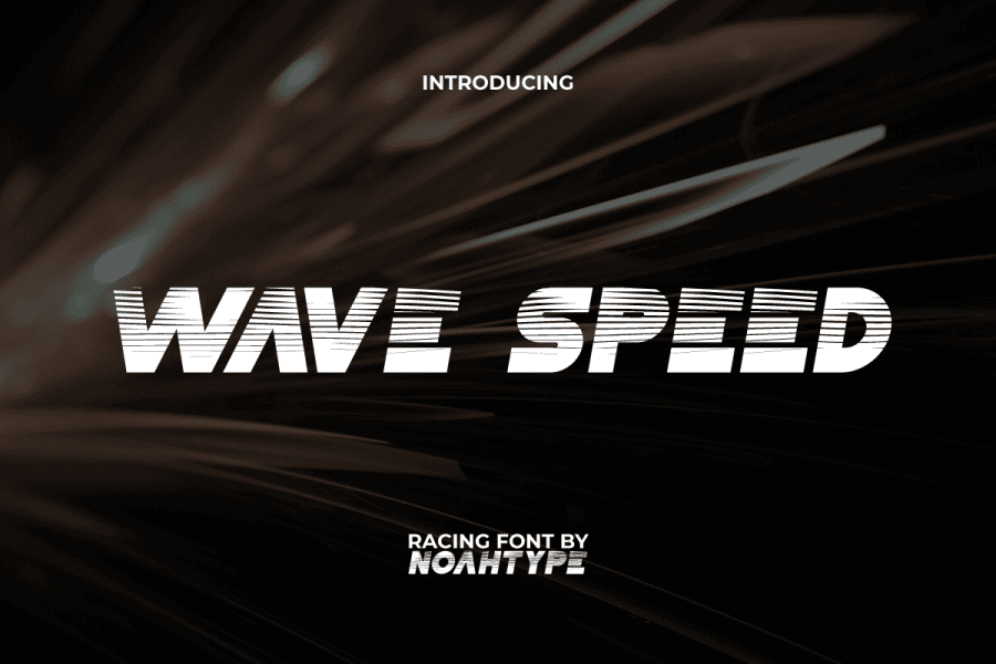 Wave Speed Demo Font · 1001 Fonts