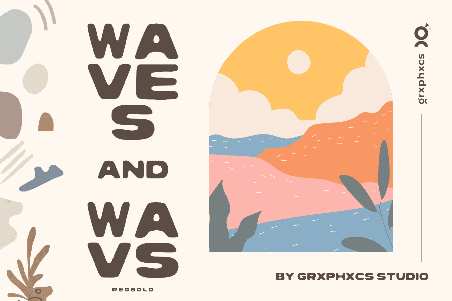 Waveswavs Font · 1001 Fonts