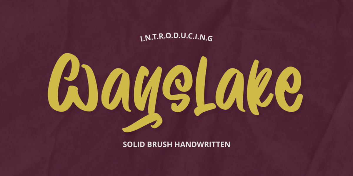 Wayslake Font · 1001 Fonts