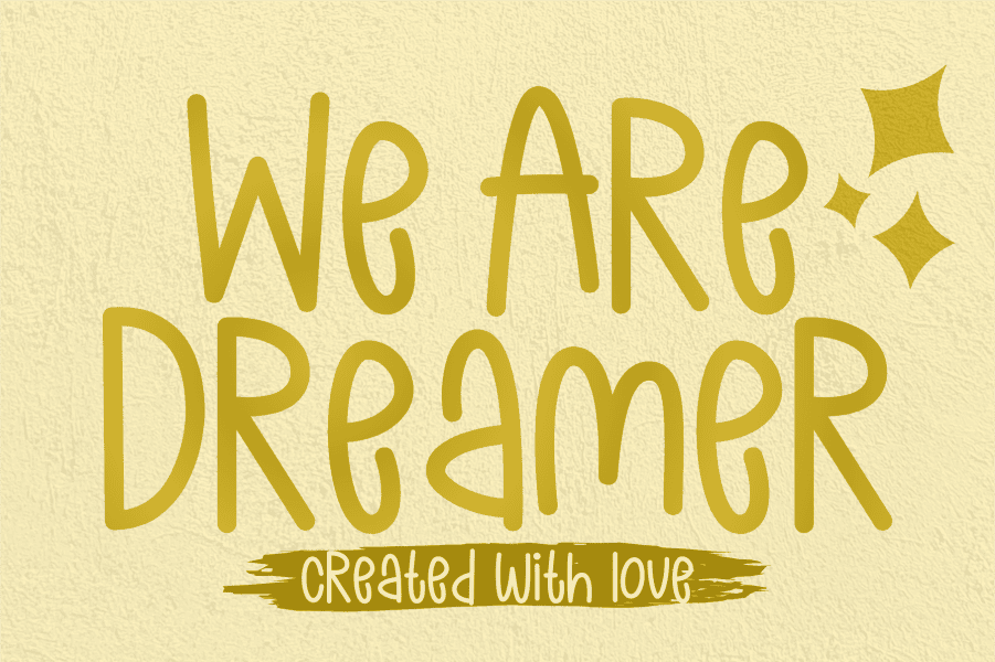 We Are Dreamer Font · 1001 Fonts