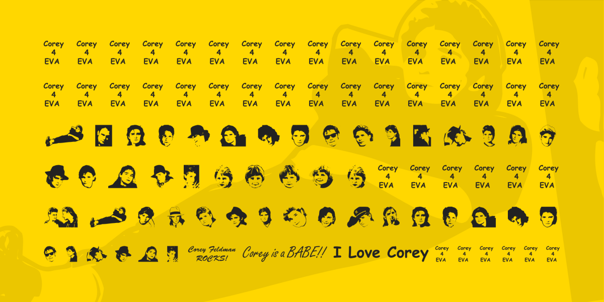 We Love Corey Font · 1001 Fonts