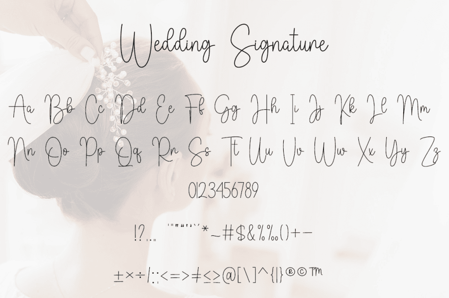 Wedding Signature Font · 1001 Fonts