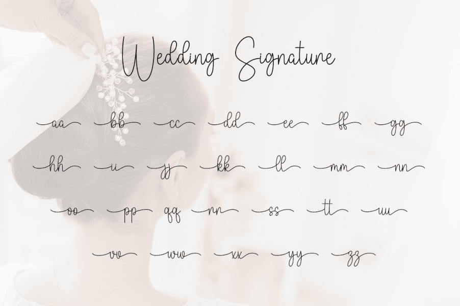 Wedding Signature Font · 1001 Fonts