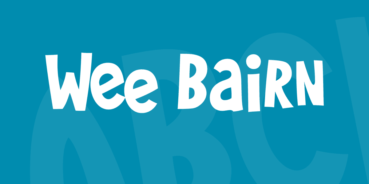 Wee Bairn Font · 1001 Fonts