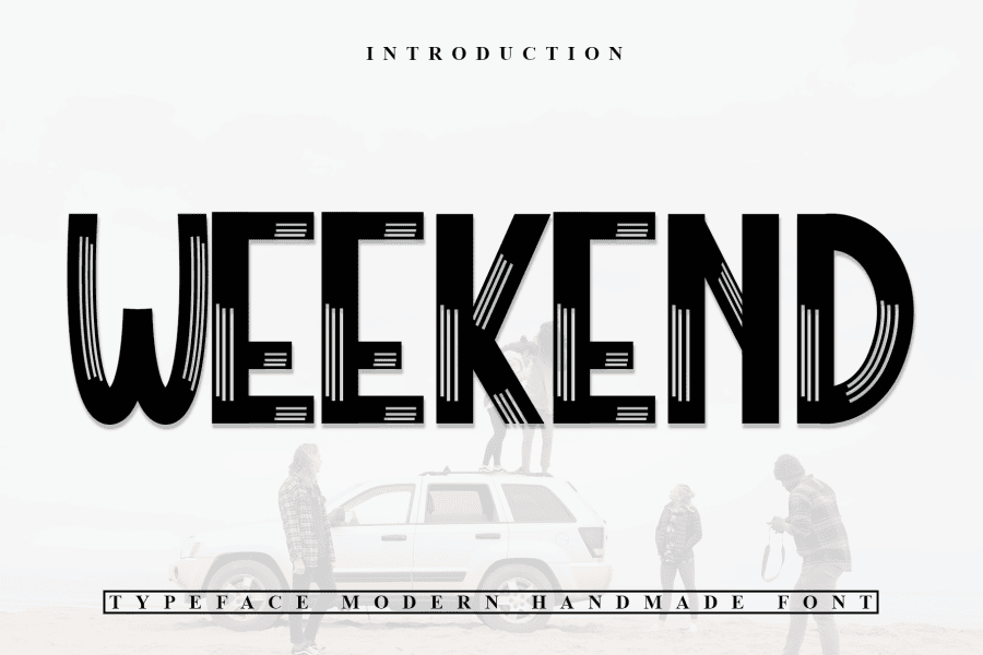 Weekend Font · 1001 Fonts