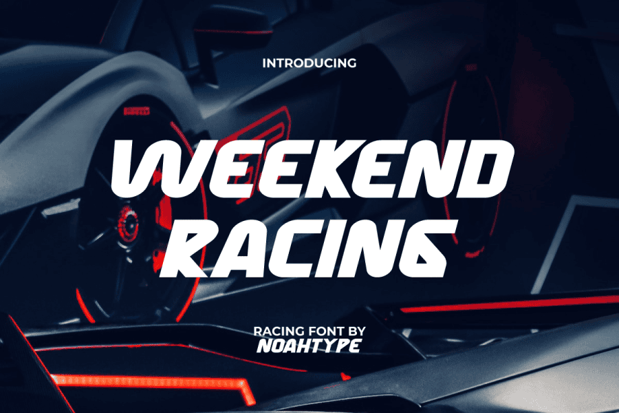 WeekendRacingDemo Font · 1001 Fonts