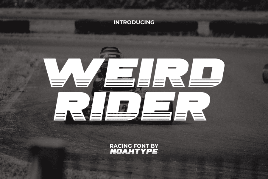 Weird Rider Demo Font · 1001 Fonts