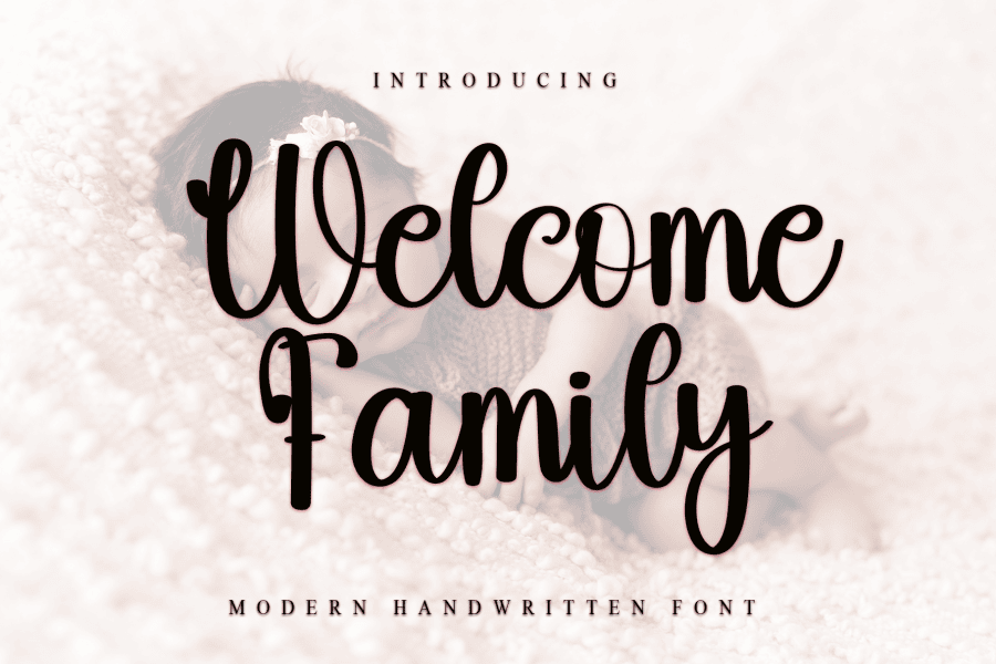 Welcome Family Font · 1001 Fonts