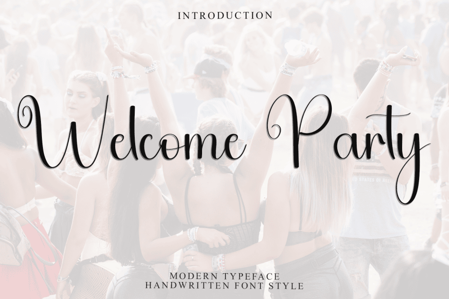 Welcome Party Font · 1001 Fonts