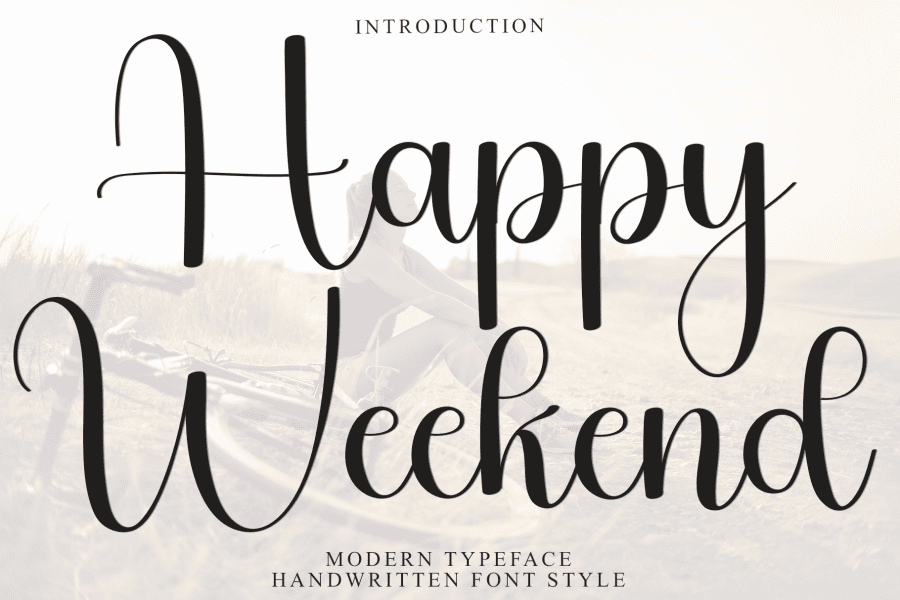 Welcome Weekend Font · 1001 Fonts