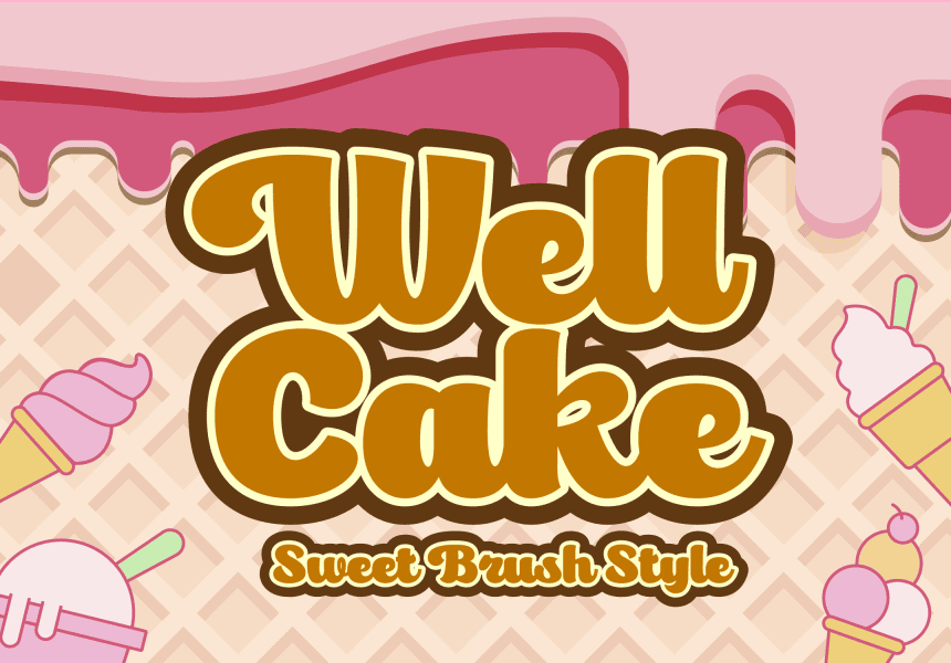 Well Cake Font · 1001 Fonts