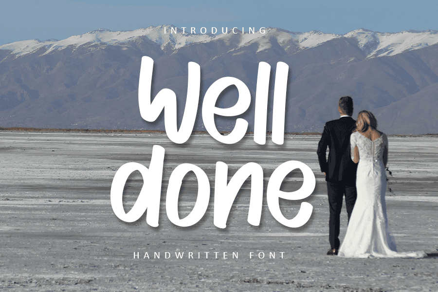 Well Done Font · 1001 Fonts